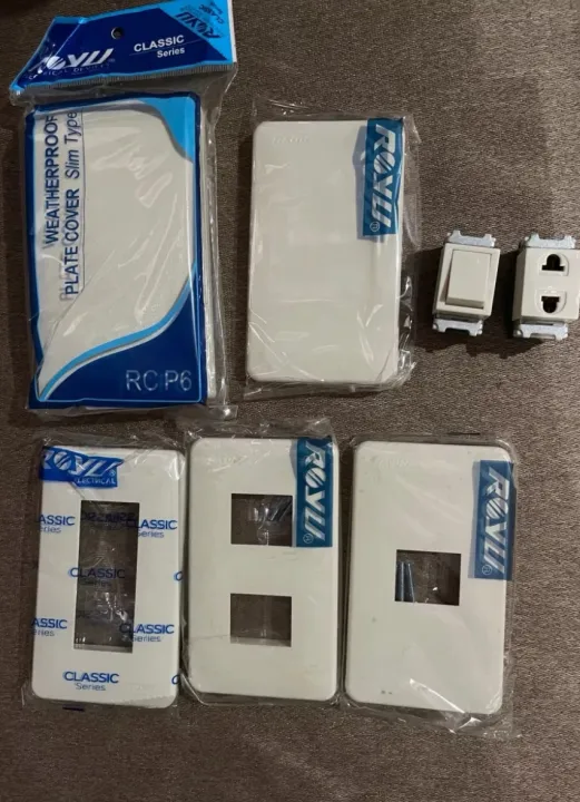 royu classic series weatherproof cover .blank cover .plate 1-2-3gang ...