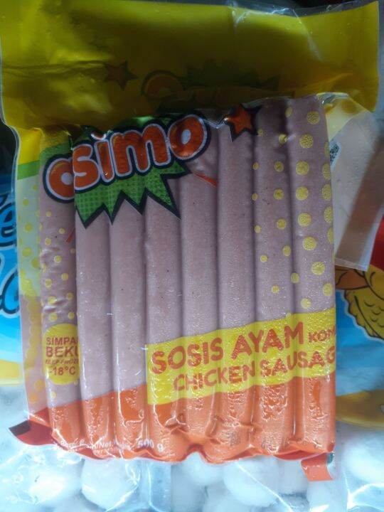 [COD] sosis asimo 500gr rasa ayam isi 15pcs, | Lazada Indonesia