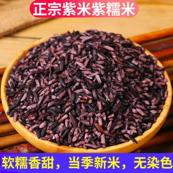 Authentic Purple Rice Purple Glutinous Rice Yunnan Mojiang New Rice Non ...