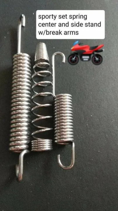 mio sporty set stainless 304 spring 👀 center stand spring 👀side stand ...