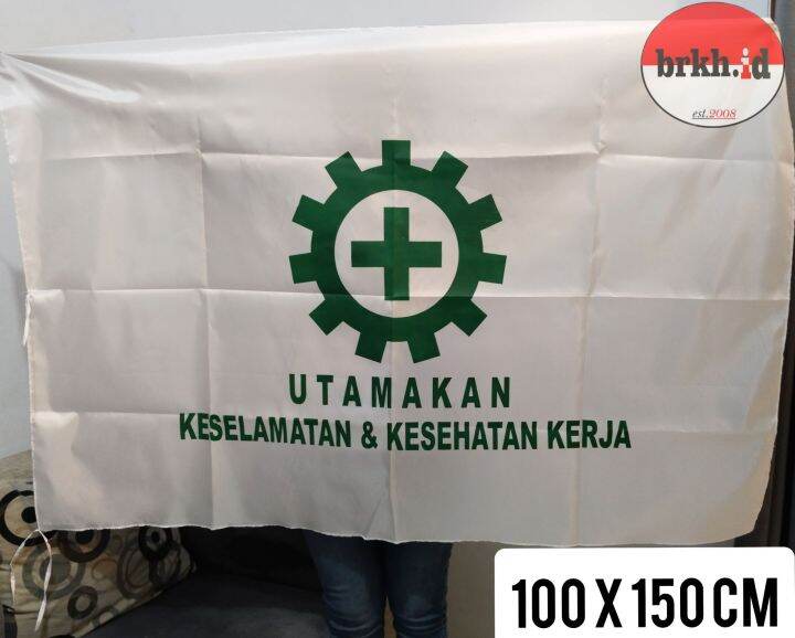 Bendera K3 100x150 Cm - Bendera Safety First | Lazada Indonesia