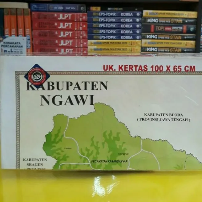 PETA KABUPATEN NGAWI LIPAT | Lazada Indonesia