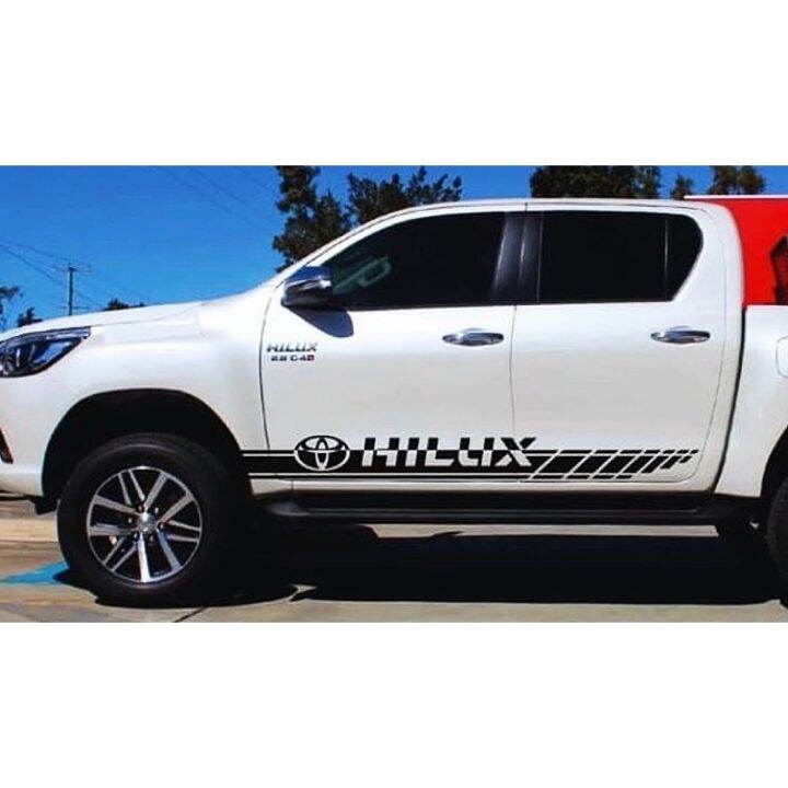 (Ready Stock ) S553# Toyota Hilux Side Body Stripe Sticker | Lazada