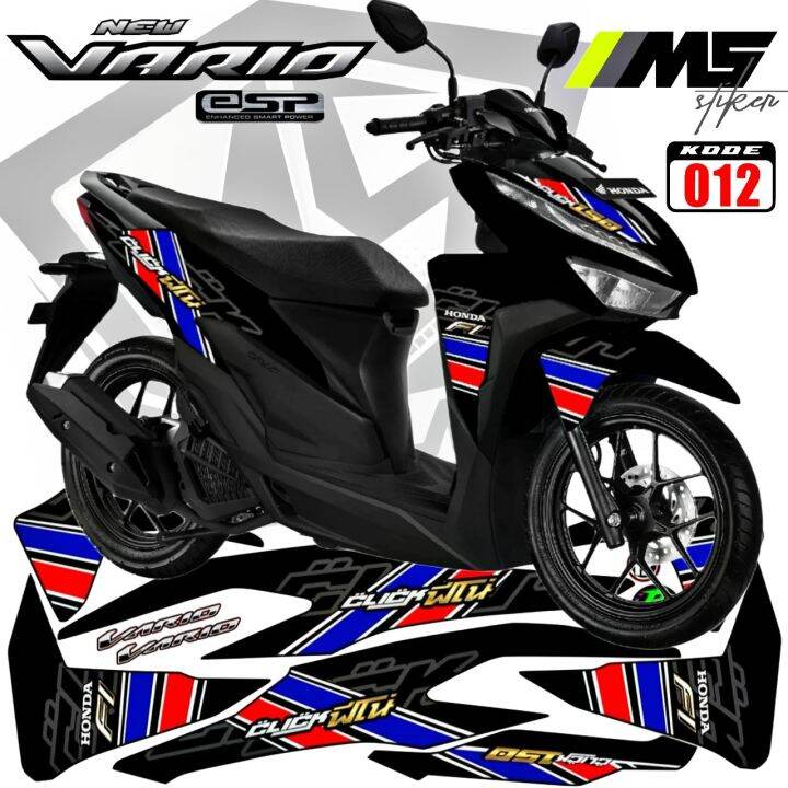 Decal Sticker Striping Variasi Vario 125 2019-2022 & Vario 150 2019 ...