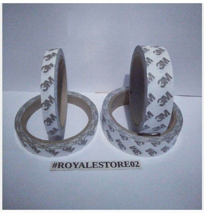 3m double tape kertas tipis 9075i panjang 10 meter | Lazada Indonesia
