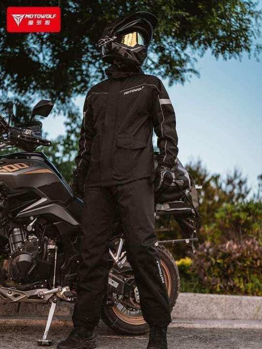 Motowolf v3 raincoat jacket and pants with shoecover | Lazada PH