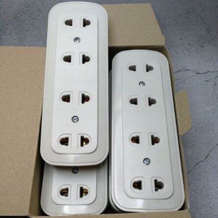 1 Box (6 pcs.) Omni 4 Gang Convenience Outlet (WSO-004) | Lazada PH