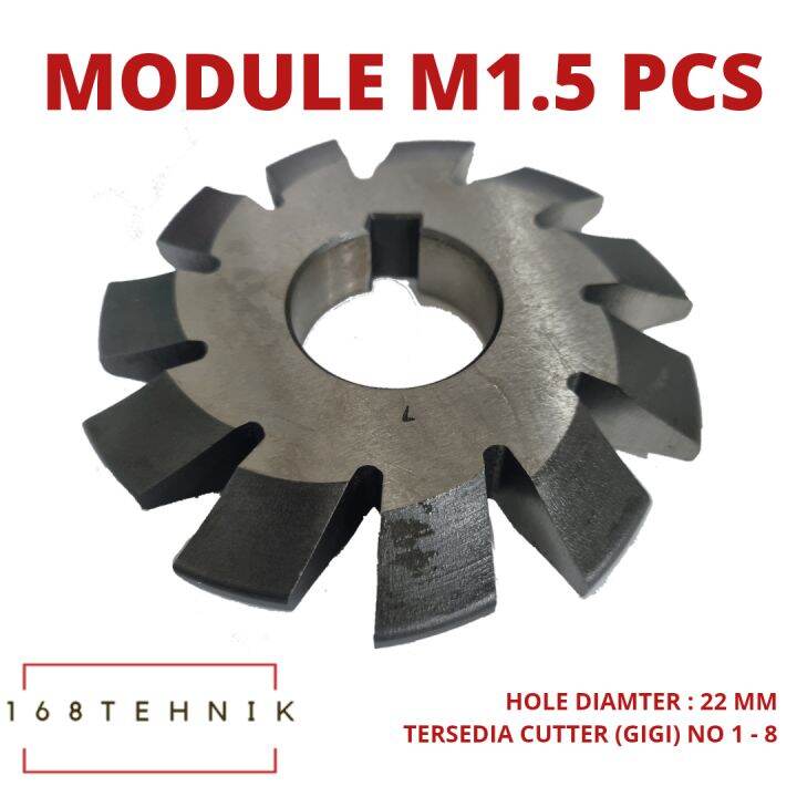 MODULE M1.5 / MODULE GEAR MILLING CUTTER 1.5 / MODUL PISAU GIGI M1.5 | Lazada Indonesia
