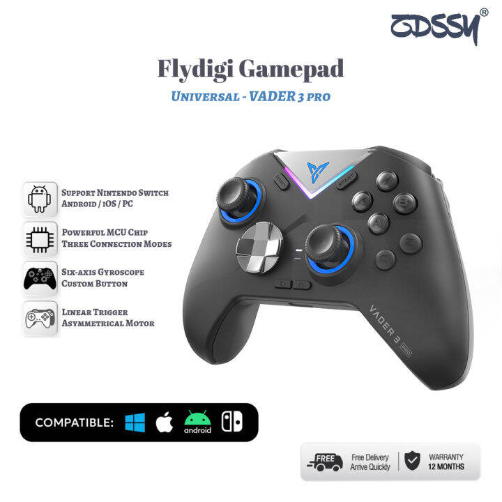 ZDSSY New Flydigi VADER 3 Pro Game Handle Force Feedback Six-Axis RGB ...