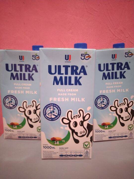 ULTRA MILK Susu UHT Full Cream 1000ml | Lazada Indonesia