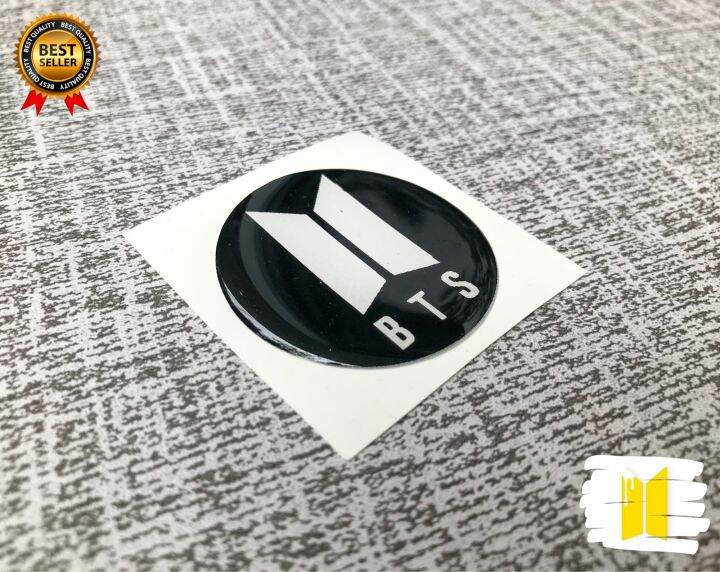STICKER BTS LOGO TIMBUL EMBLEM BTS LOGO PREMIUM STIKER MOTOR STICKER ...