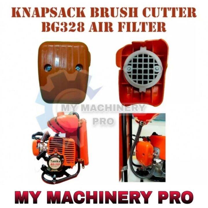 KNAPSACK BRUSH CUTTER ENGINE BG328 AIR FILTER MESIN RUMPUT GALAS BG328 ...