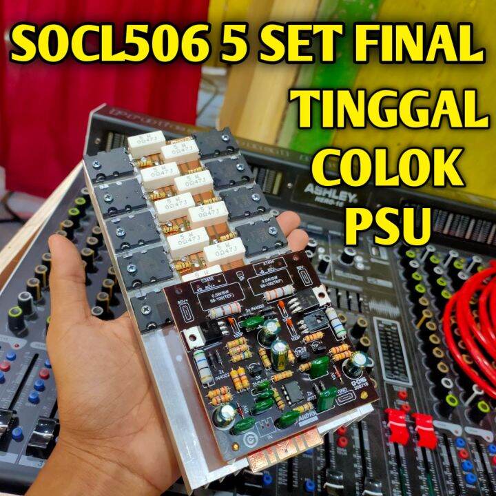 Socl 506 plus final , socl 506 low sub , kit power amplifier | Lazada Indonesia