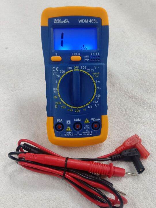 WHEELER MINI DIGITAL MULTIMETER WITH STAND AND BACKLIGHT | Lazada PH