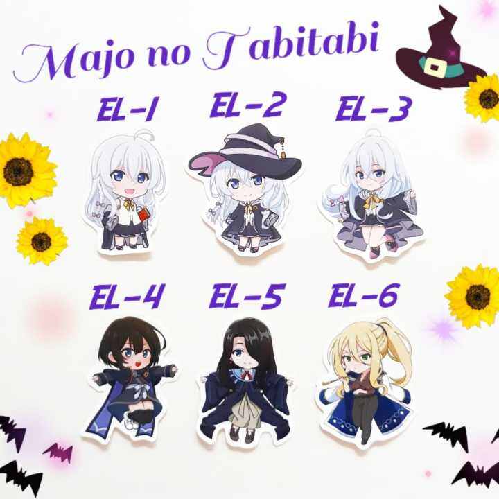 Sticker Anime Majo no Tabitabi 1 Wandering Witch The Journey of Elaina ...