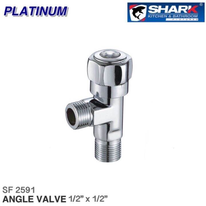 SF 2591 SHARK Angle Valve 1/2” x 1/2” | Zinc Body and Handle, Multi ...