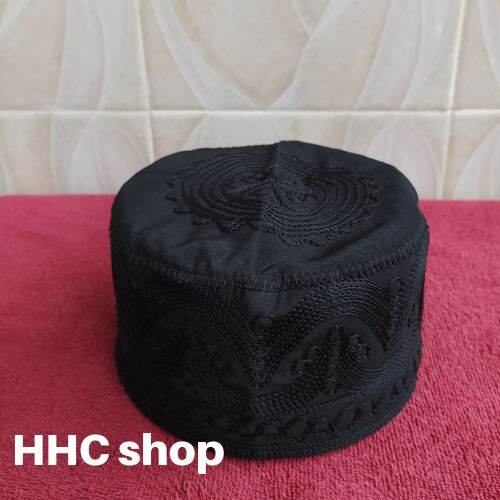 PECI HITAM MOTIF MADINAH BORDIR,PECI MADINAH HITAM/MOTIF RANDOM ...
