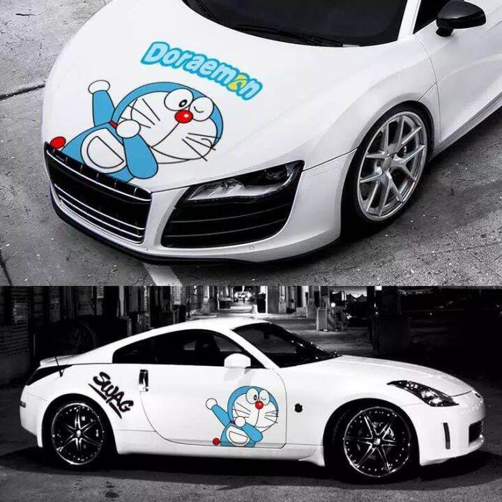 STIKER MOBIL STIKER ANIMASI DORAEMON STIKER CUSTOM STICKER CUTTING ...