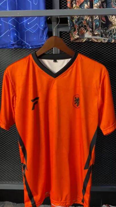 Jersey Belanda Timnas Negara Bola Baju Kaos Custom Nama dan Nomor ...