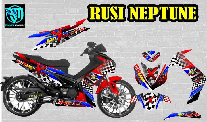 Rusi Neptune full body decals | Lazada PH