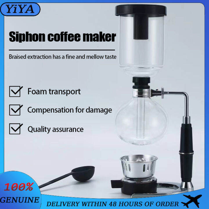 Siphon Coffee Maker Heat-resistant Glass Coffee Filter Kit Japanese ...