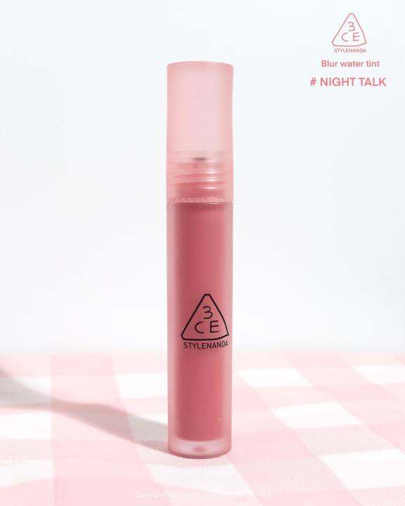 3CE Blur Water Tint สี Night Talk ลิปทินท์ไม่ติดแมส | Lazada.co.th