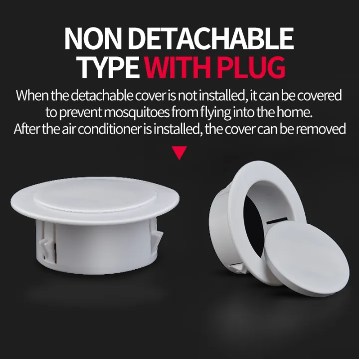 Air conditioner decorative cover masking ugly wall hole eye plug wall ...