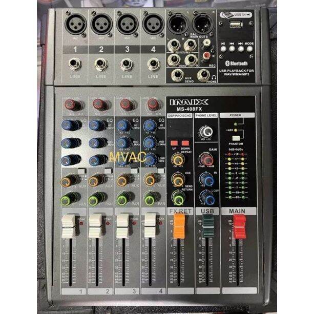 IMIX by Trident MS-408FX 4" Channel Ultra Slim Mixer | Lazada PH