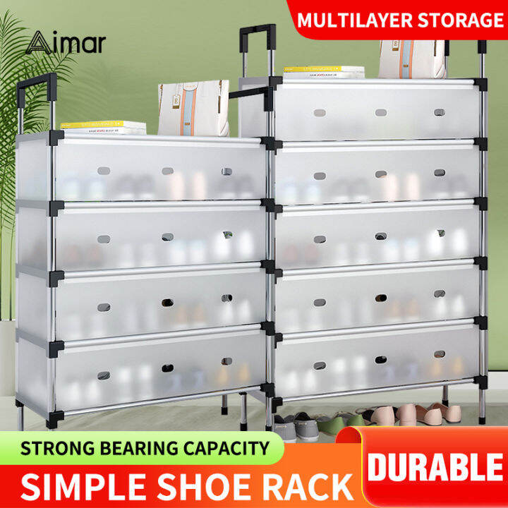 Shoe Rack Organizer Multi Layer Simple Dustproof Storage Rack 3 4 5 6 7