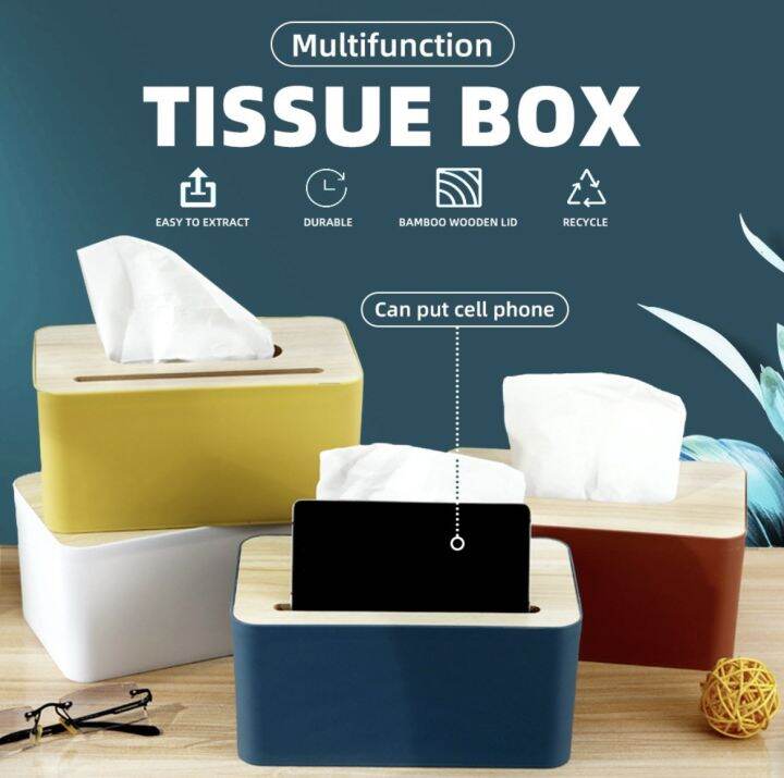 Multifunction Tissue Box with cover | Lazada PH