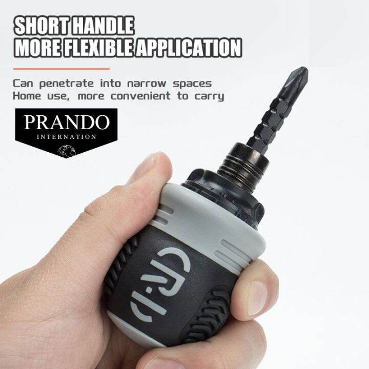 13 in1 Set Ratchet Screwdriver Rotating Handle Set Portable Detachable ...