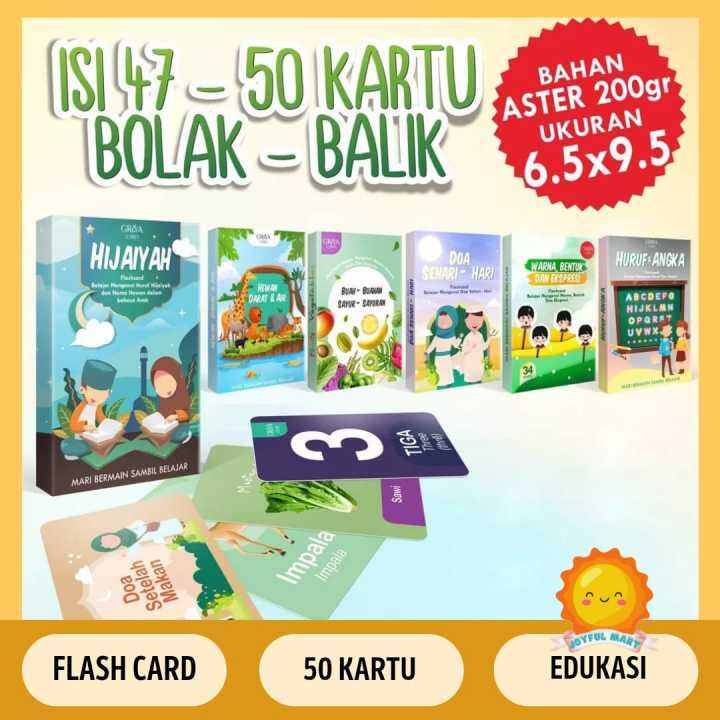 Flash Card Kartu Edukasi Anak Belajar Membaca | Lazada Indonesia