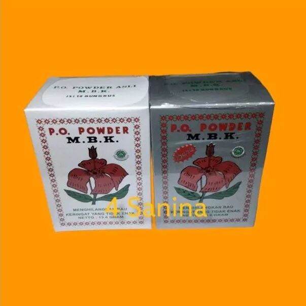 Bedak mbk powder mengurangi bau badan satu box isi 12 | Lazada Indonesia