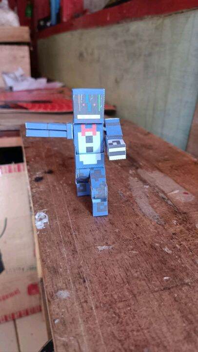 minicraft papercraft,karakter minecraft,mainan anak,bahan kertas 80 gsm ...