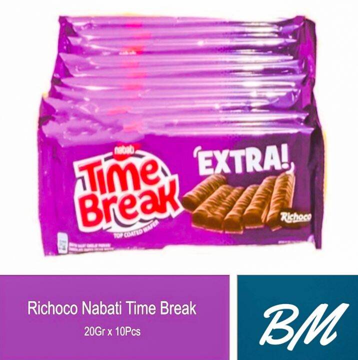 Nabati TIME BREAK 1 Renceng isi 10 Pcs | Lazada Indonesia
