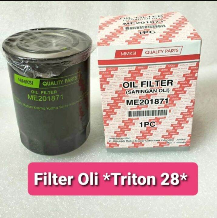 Oil Filter Saringan Oli Mitsubishi Strada Triton 28 2800cc Original ...