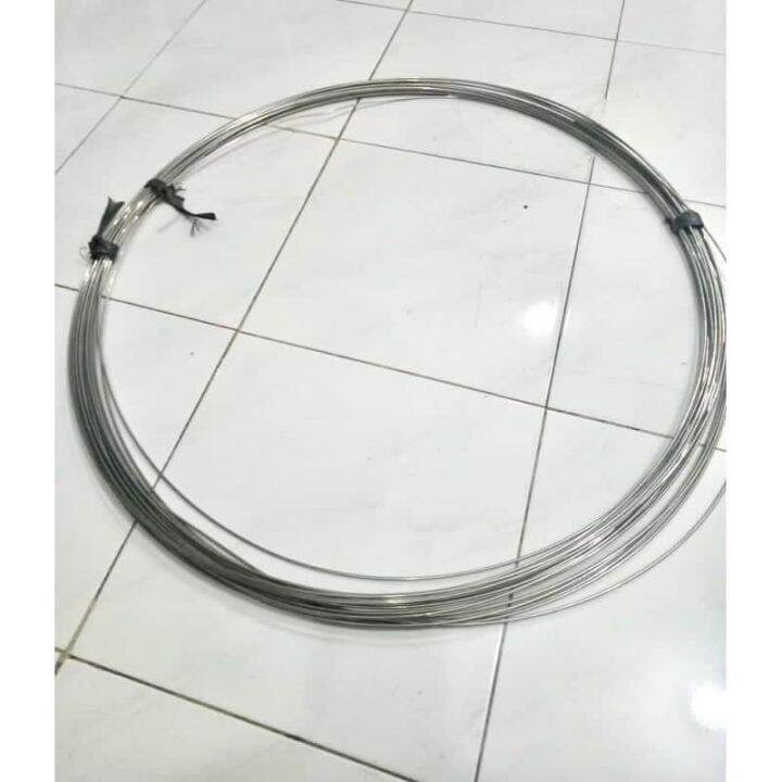 Kawat Stainless Soft 2,5mm / kawat mudah dibentuk permeter | Lazada ...