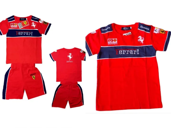 Ferrari set costume for kids 2yrs to 8yrs | Lazada PH