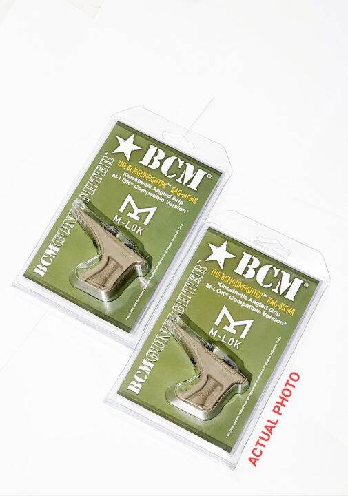 BCM KAG M-lok FDE Kinesthetic Angled Grip - BCM Gunfighter KAG-MCMR ...