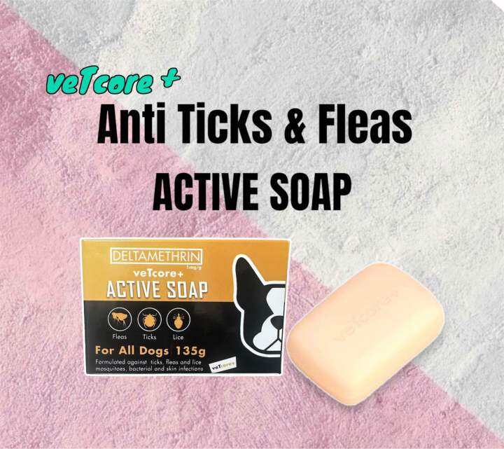 Vetcore Active Soap Anti Tick & Flea 135g | Lazada PH