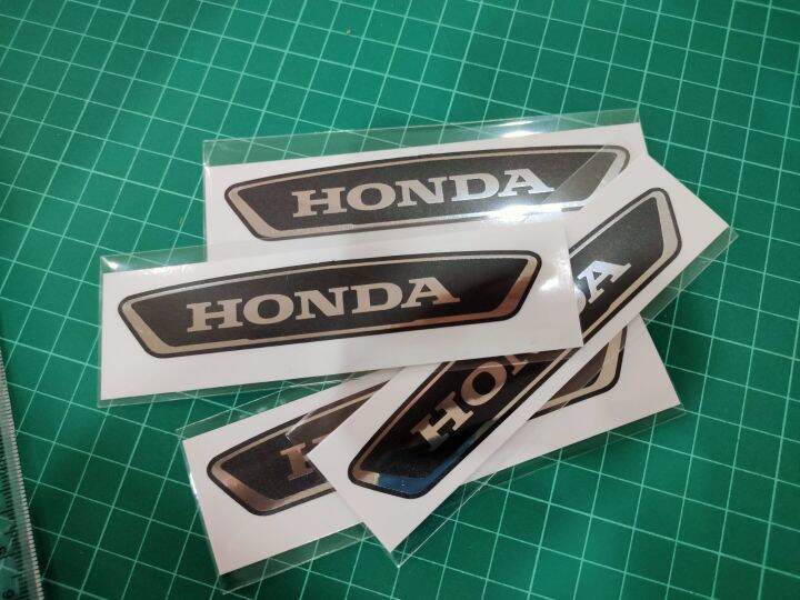 sticker honda สีเงิน ติดทั่วไป ขนาด 11*2 CM | Lazada.co.th