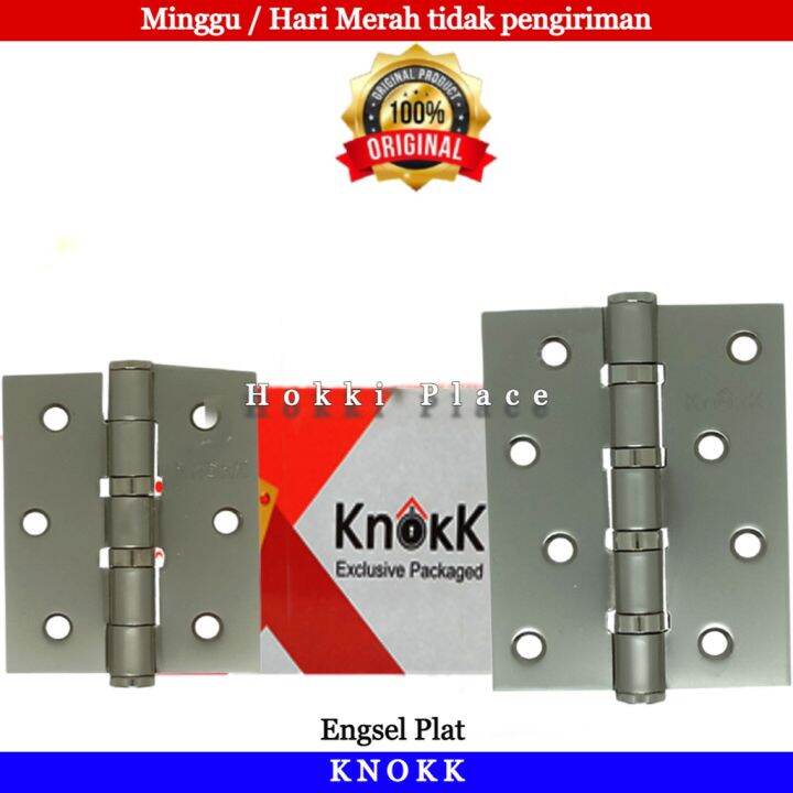 ENGSEL PLAT TEBAL KNOKK 3" & 4" INCH ENGSEL PINTU LEMARI JENDELA ...