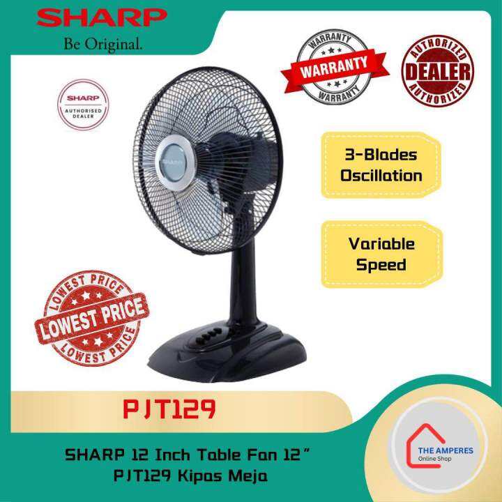 Sharp Table Fan 12 Inch PJT129 Kipas Meja | Lazada