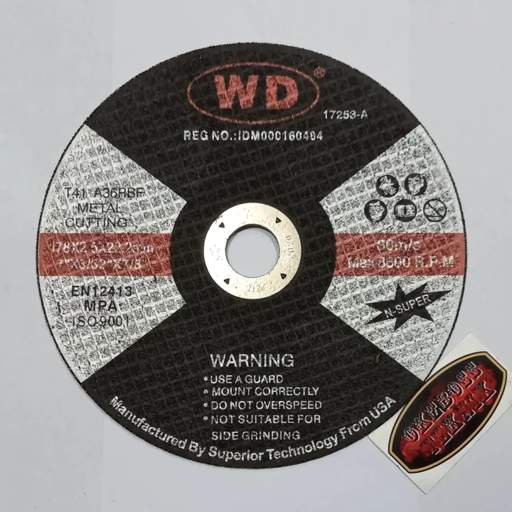 Mata Gerinda Potong Besi 7" WD Cutting Wheel | Lazada Indonesia