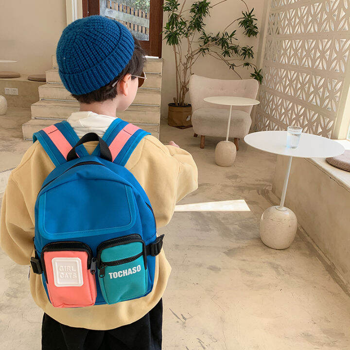 South Korea Ins Kindergarten Backpack Light Canvas Small Medium and ...