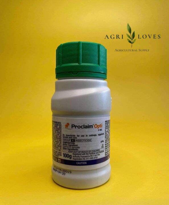 Proclaim Opti 5 WG Insecticide (100 grams) - Syngenta | Lazada PH