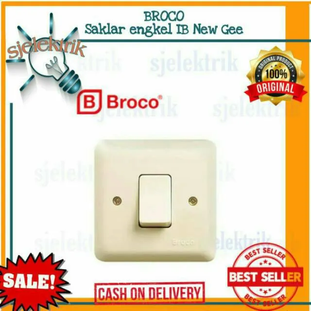 Saklar engkel Inbow Broco new gee / single switch broco / saklar ...
