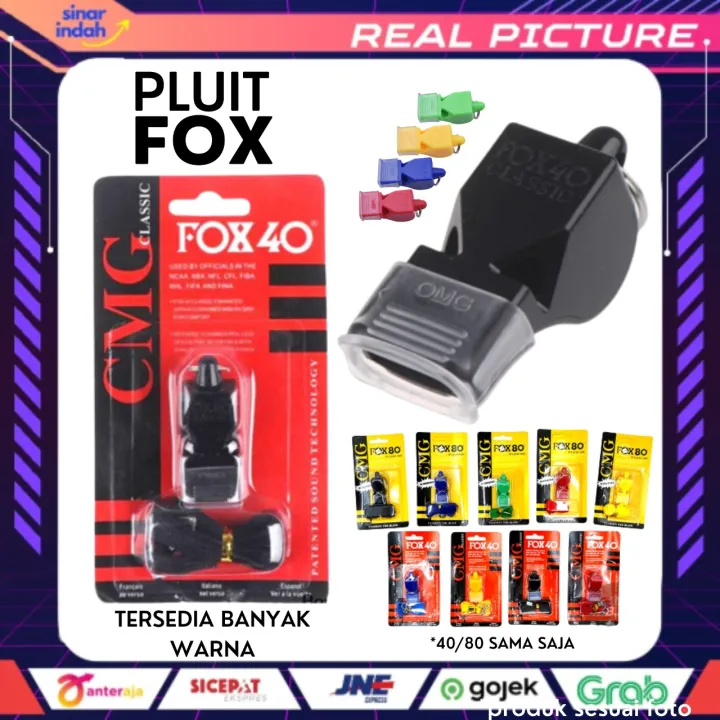 Peluit FOX 40 Fox 80 Pluit Wasit Tukang Parkir Traffic | Lazada Indonesia