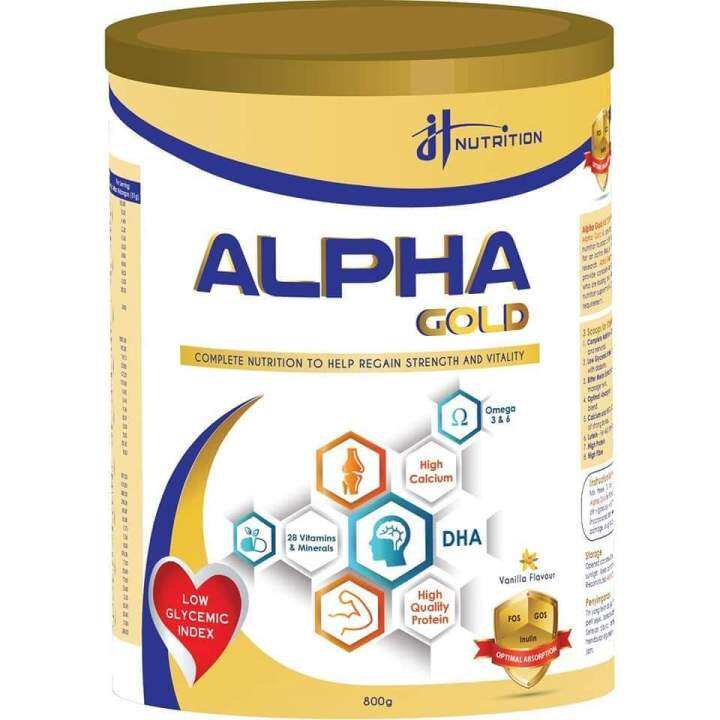 ALPHA GOLD 800MG MILK POWDER ORIGINAL | Lazada
