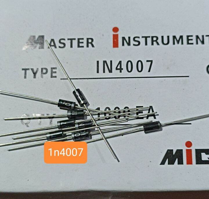 10BUAH DIODA 1N4007 DIODE 1N 4007 1A 1000v ORIGINAL MIC | Lazada Indonesia